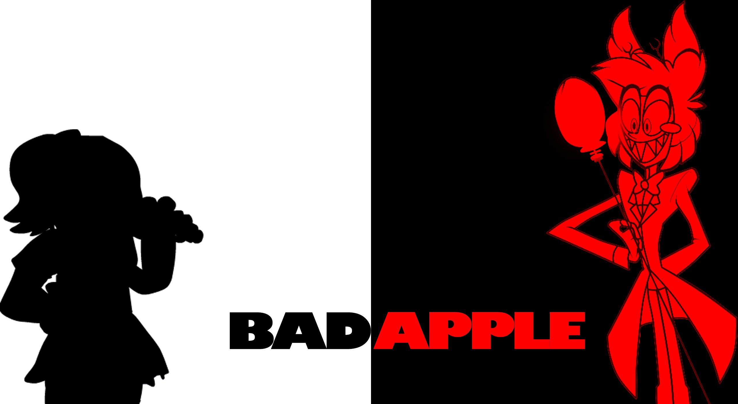 Bad Apple,but Yandere and Alastor + Chrom.Scales [Friday Night Funkin ...