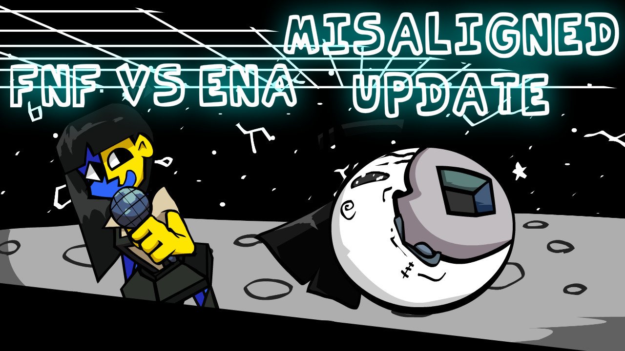 FNF VS ENA: MISALIGNED Mod for Friday Night Funkin' | FNF Mods