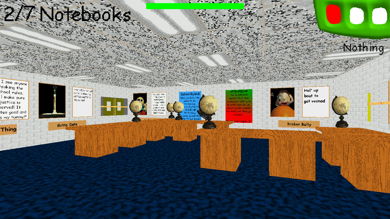 Baldi Has Realistic Hands Mod for Baldi's Basics | Baldi Mods