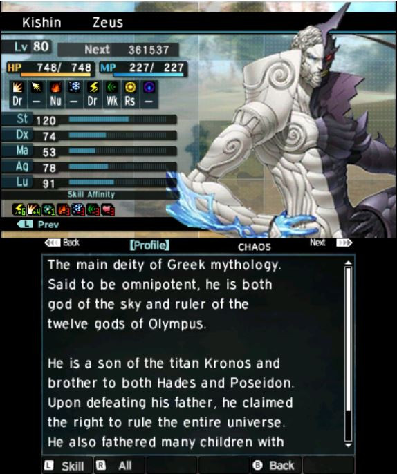 Zeus Mod [Shin Megami Tensei IV: Apocalypse] [Mods]
