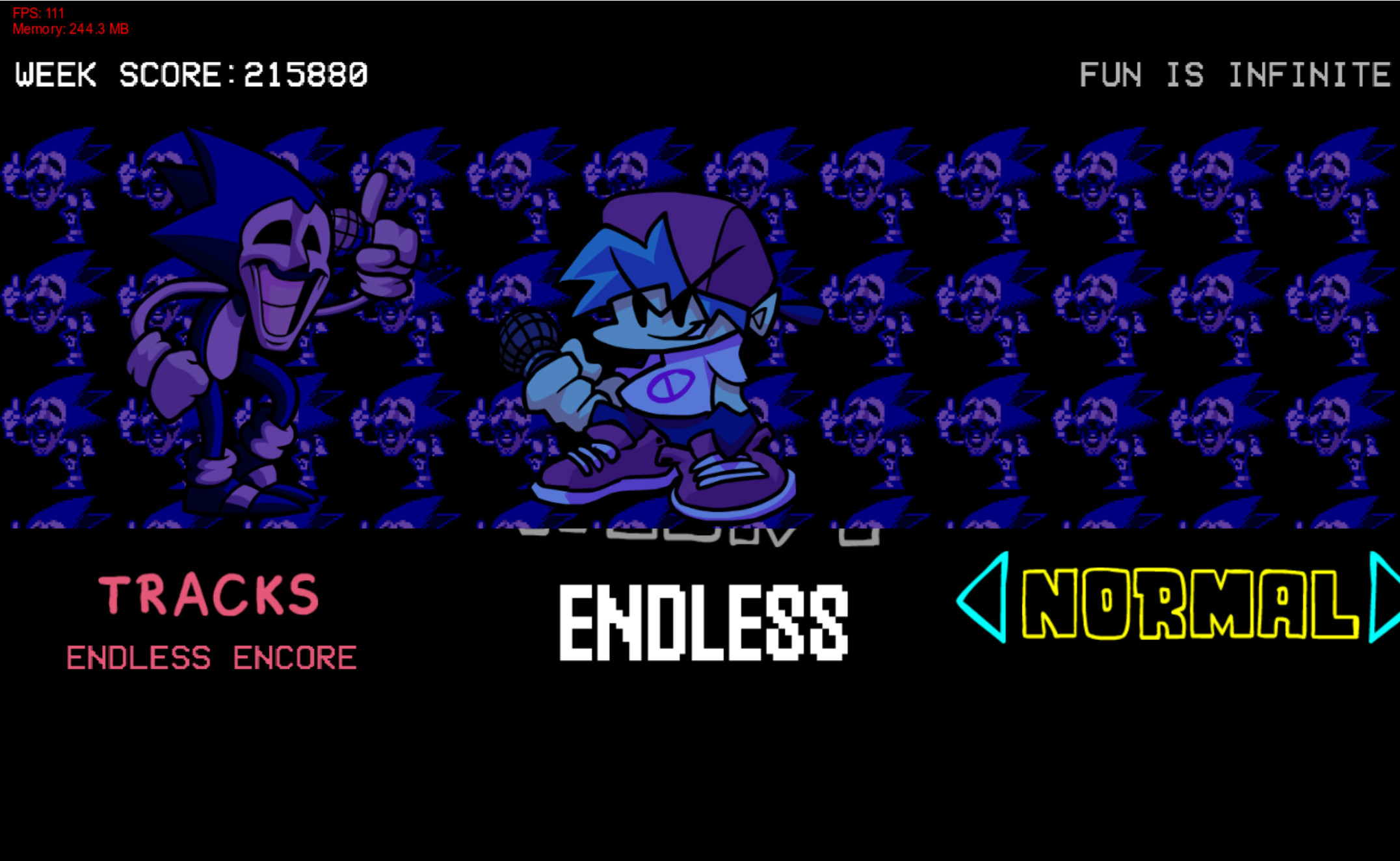 Vs Sonic.exe Endless Encore [Friday Night Funkin'] [Mods]