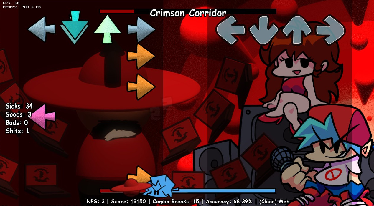 My Bombai Sprites GLB (Bambi's Purgatory) [Friday Night Funkin'] [Mods]