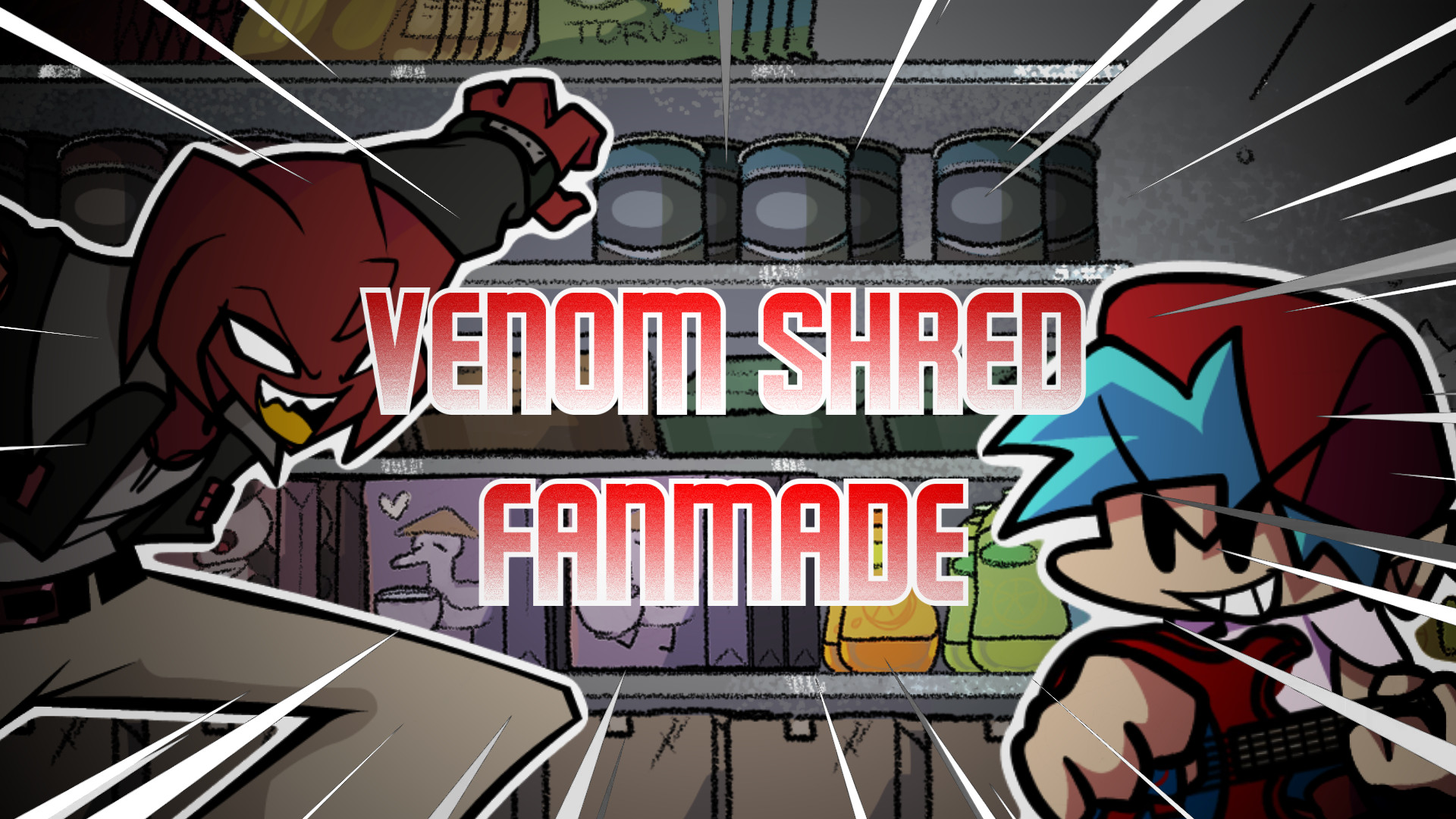 Venom shred fanmade Mod for Friday Night Funkin' | FNF Mods