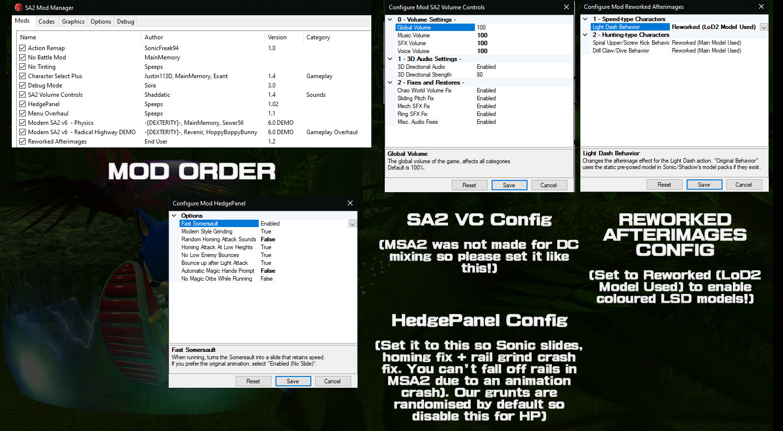 Modern SA2 v6 - Radical Highway DEMO Mod for Sonic Adventure 2 | SA2 Mods