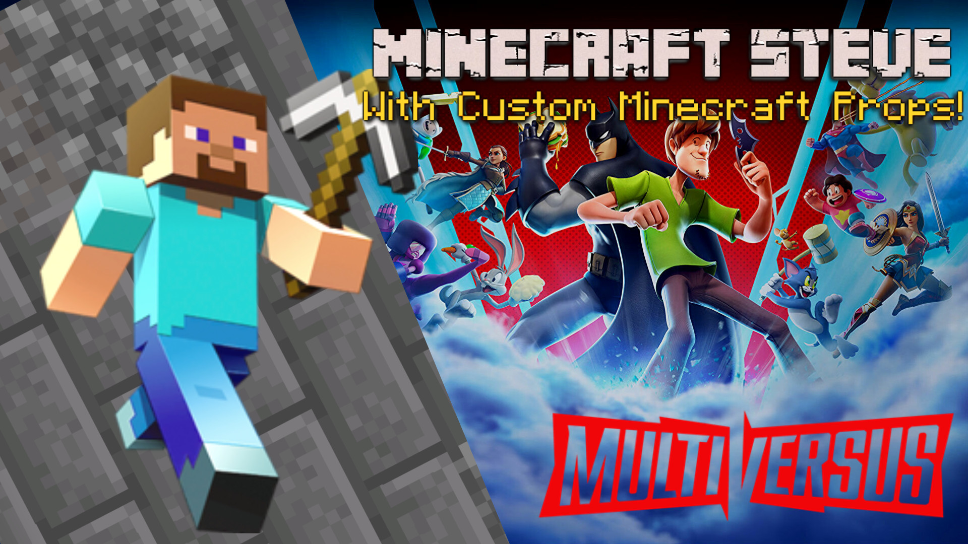 Minecraft Steve over Bugs Bunny Mod for MultiVersus | MVS Mods