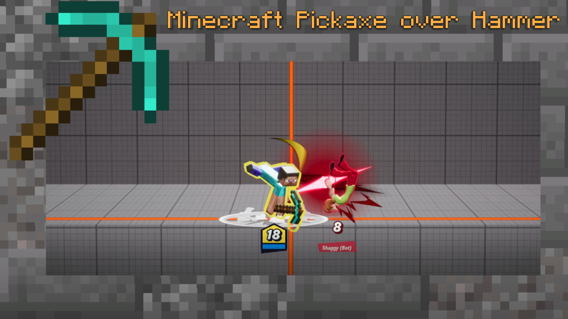 Minecraft Steve over Bugs Bunny Mod for MultiVersus | MVS Mods