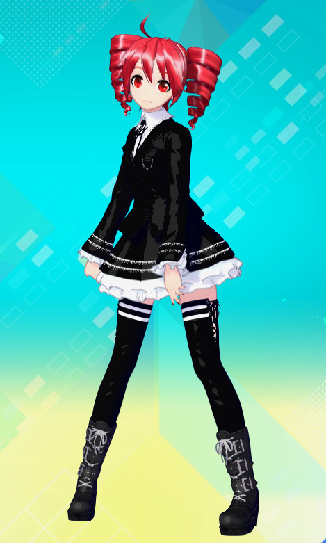 Gothic Kasane Teto Mod for Hatsune Miku: Project DIVA Mega Mix+ ...