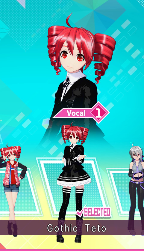 Gothic Kasane Teto Mod for Hatsune Miku: Project DIVA Mega Mix+ ...