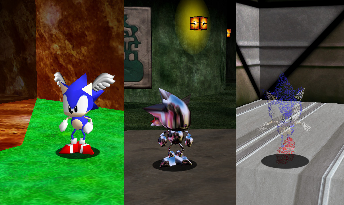 Sonic the Hedgehog (Saturn) [N64 + PC] Mod for Super Mario 64 | SM64 Mods