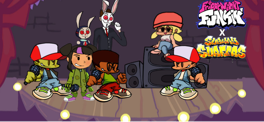 Wait! Subway Surfers... but is a Rhythm Game? [Friday Night Funkin'] [Mods]