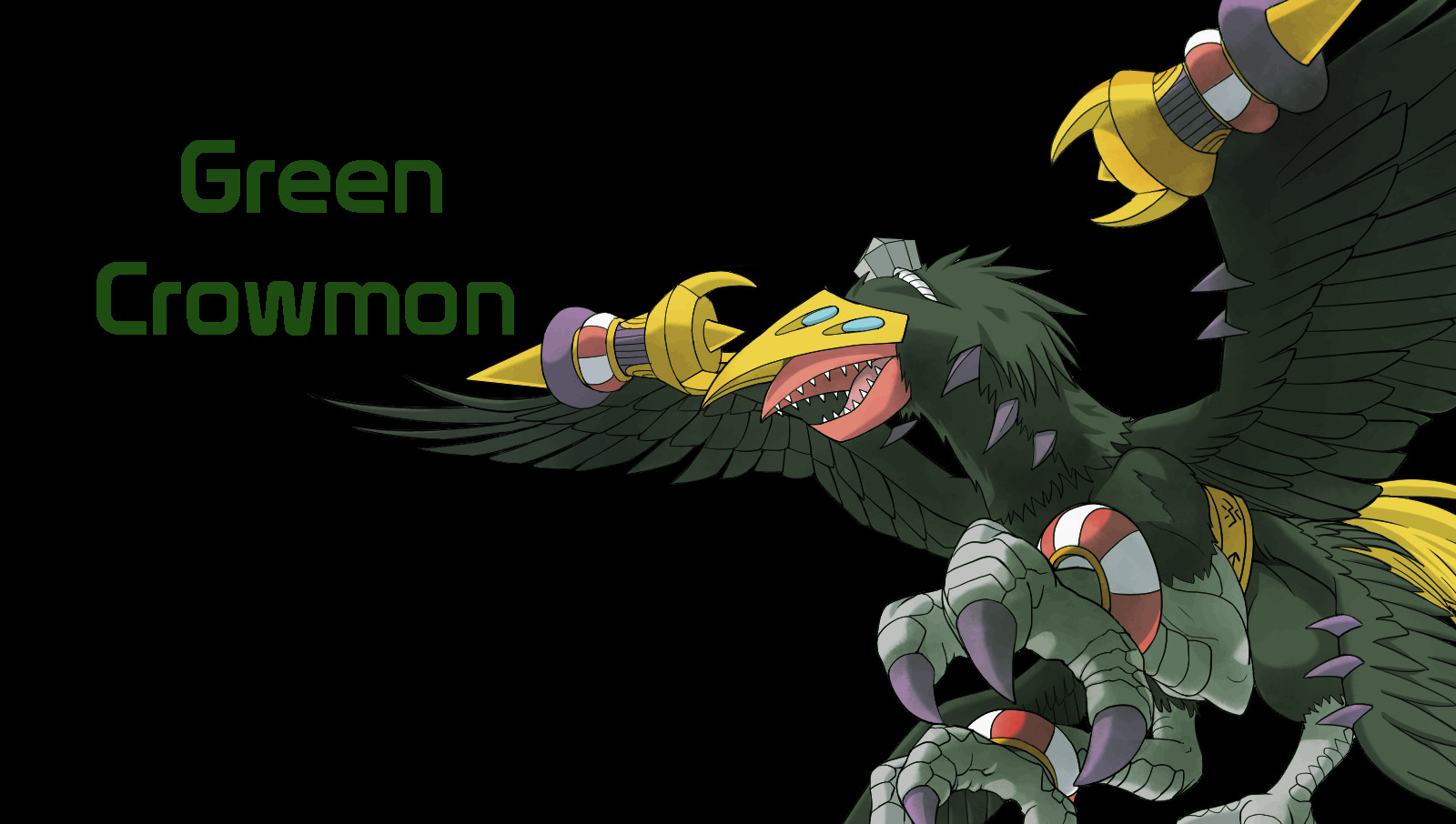 Green Crowmon [Digimon Survive] [Mods]