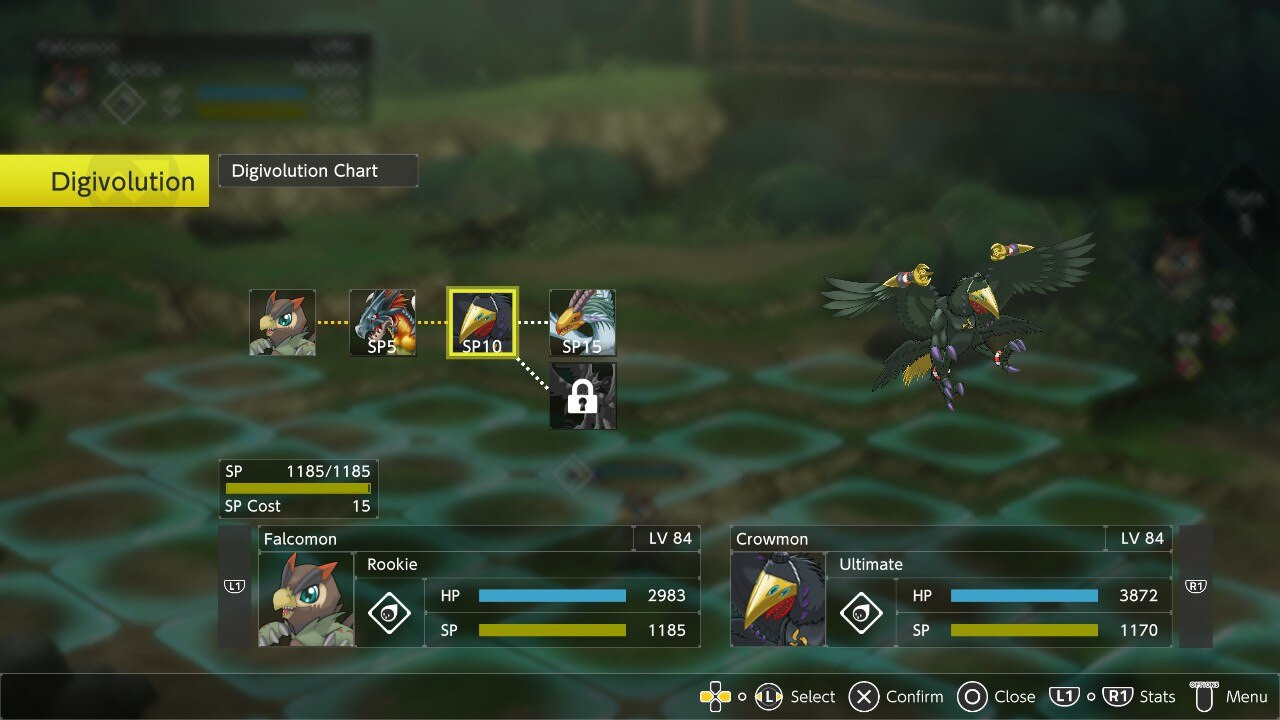 Green Crowmon [Digimon Survive] [Mods]