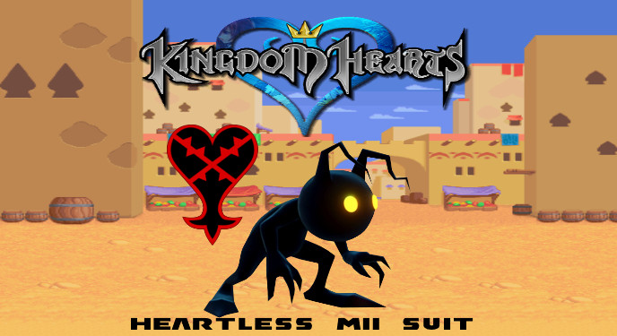 KH Heartless Mii Suit Mod for Mario Kart 8 Deluxe | MK8D Mods