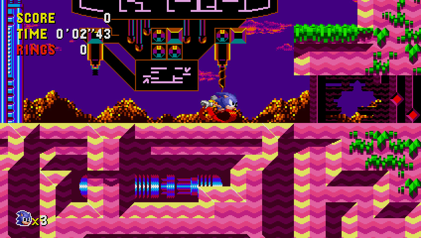 Random Tweaks + Title Screen Cheat Codes Mod for Sonic CD (2011) | SCD Mods