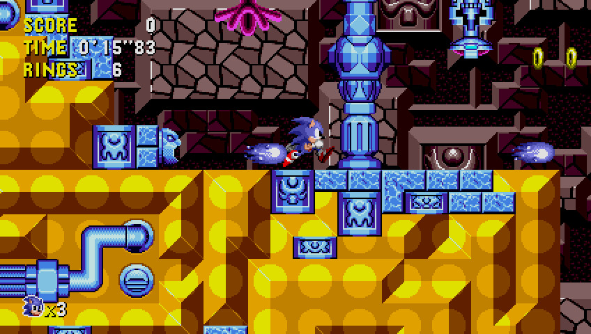 Random Tweaks + Title Screen Cheat Codes Mod for Sonic CD (2011) | SCD Mods