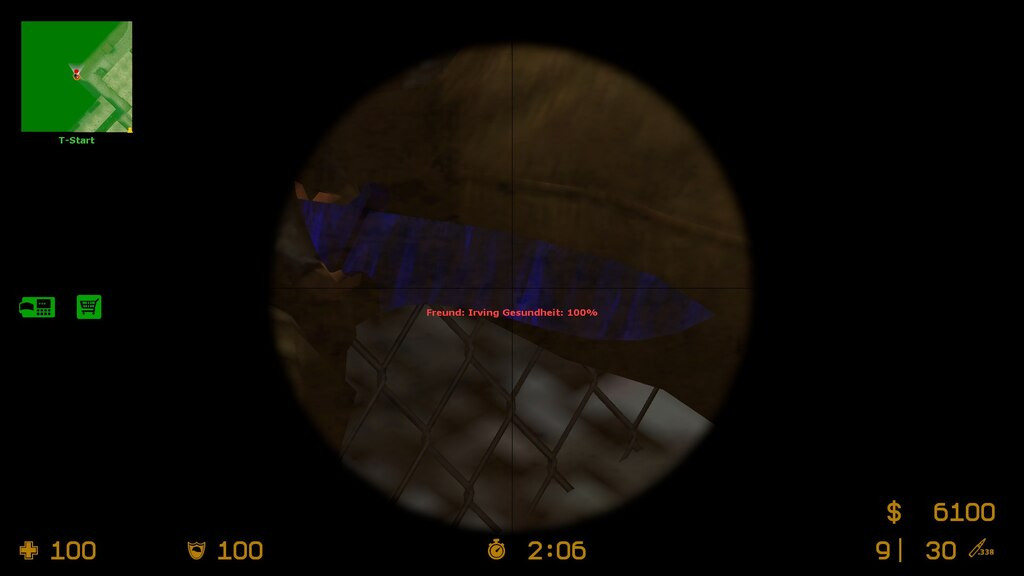 Blue Doppler Knife Mod for Counter-Strike: Source | CS:S Mods