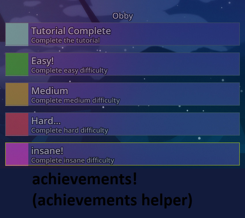 DanilaXXL's Difficulty Chart Obby Mod for Celeste | Celeste Mods