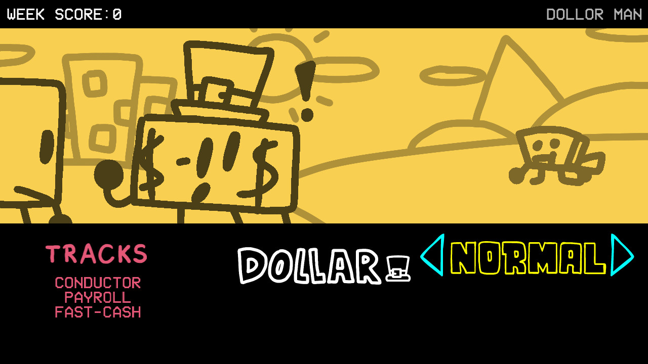 Cash Dash (Vs. Dollar) Mod for Friday Night Funkin' | FNF Mods