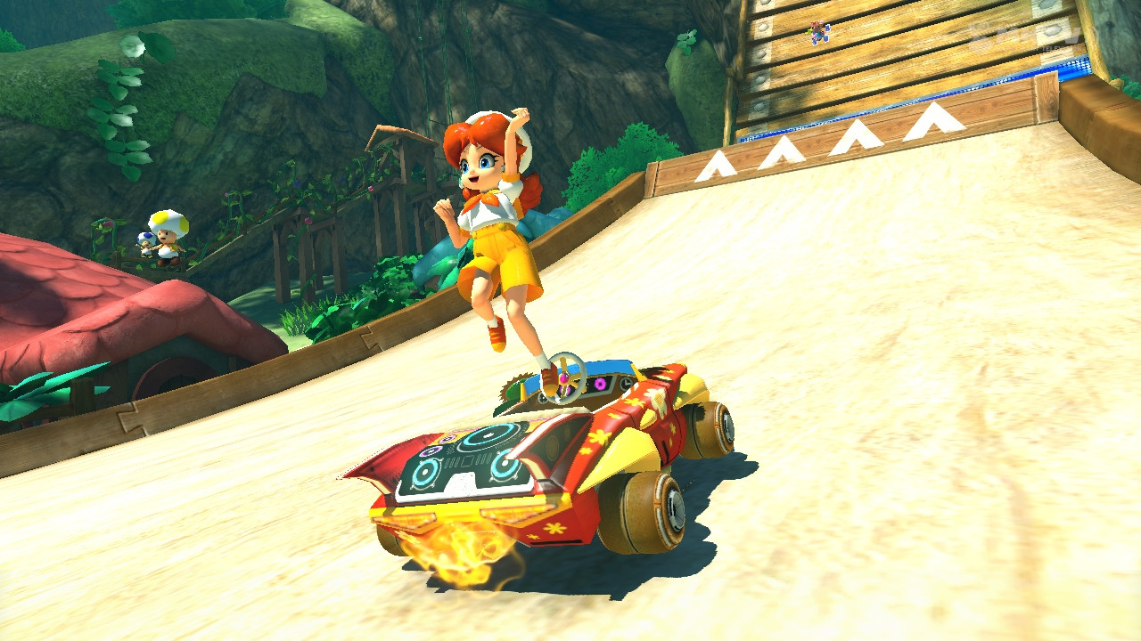 MKT Daisy (Sailor) with tour animations Mod for Mario Kart 8 | MK8 Mods