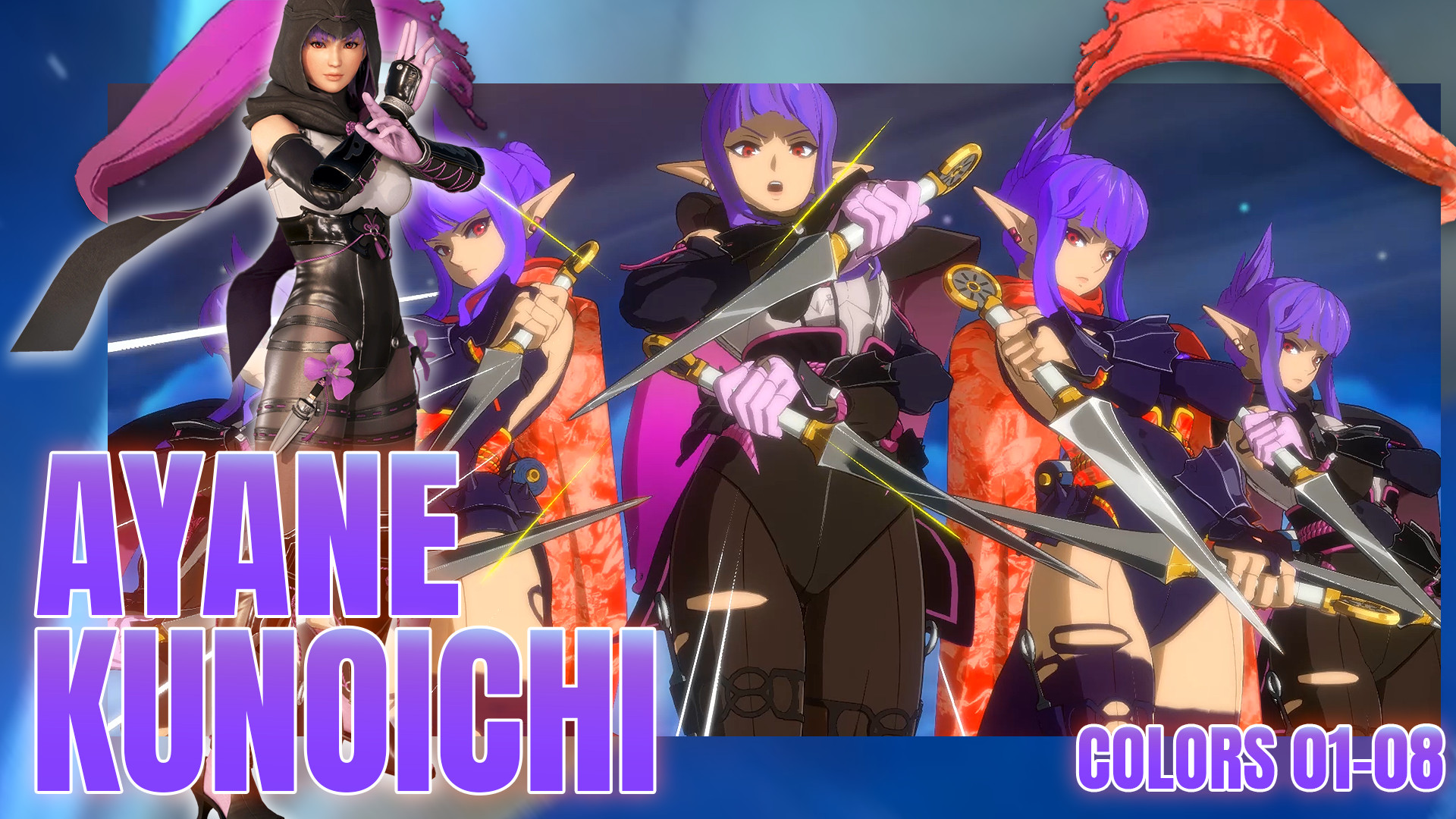Ayane Kunoichi Mod for DNF Duel | DNF Mods