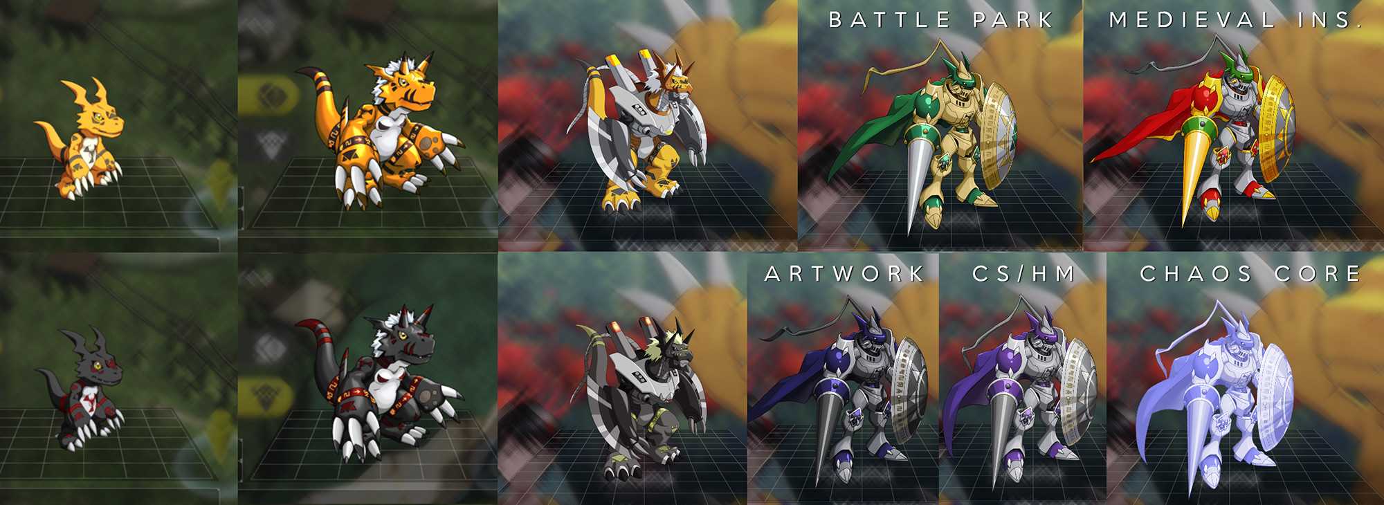 [ReSkin] Black & Orange Guillmon Full Line Mod for Digimon Survive | DM ...