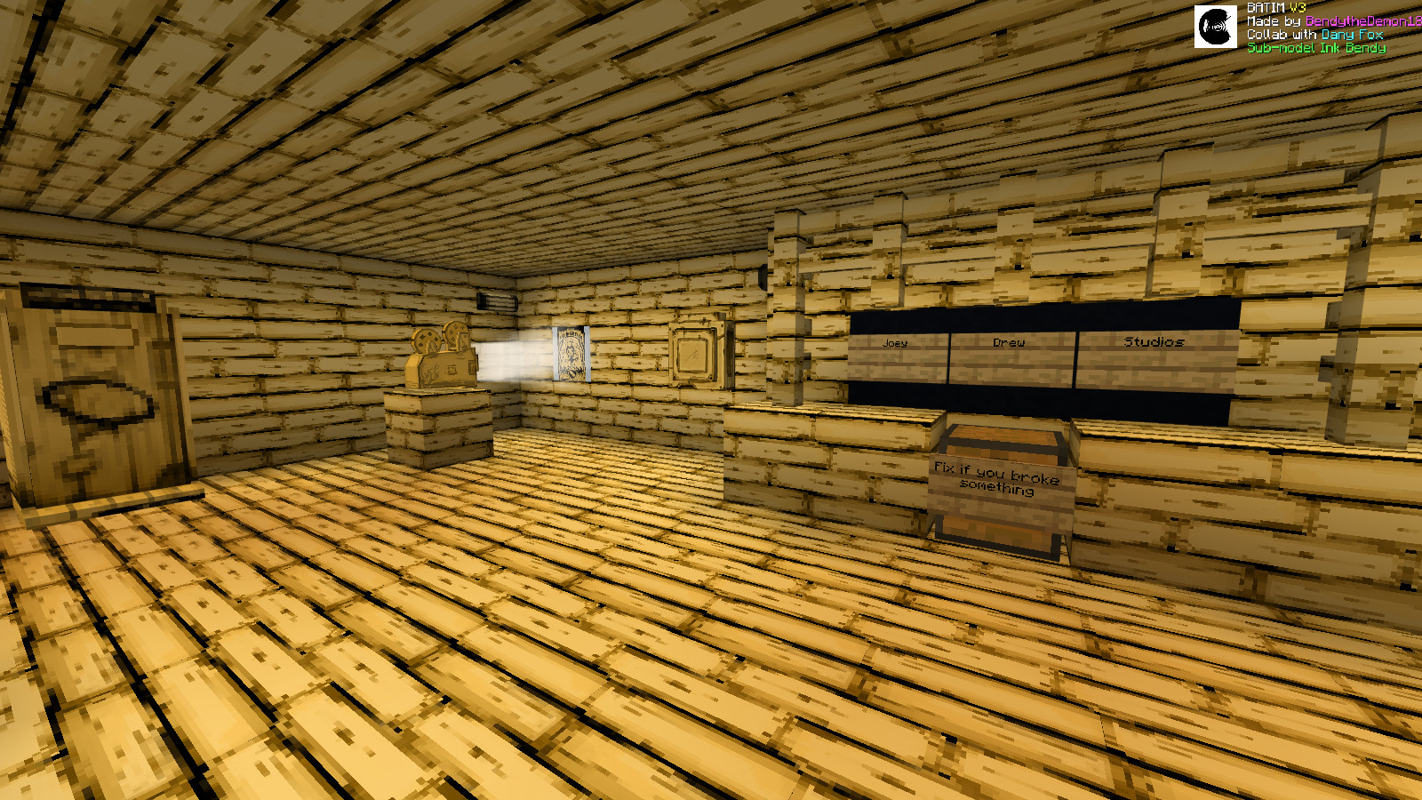 Bendy and the Ink Machine Map Mod for Minecraft: Bedrock Edition | MC ...