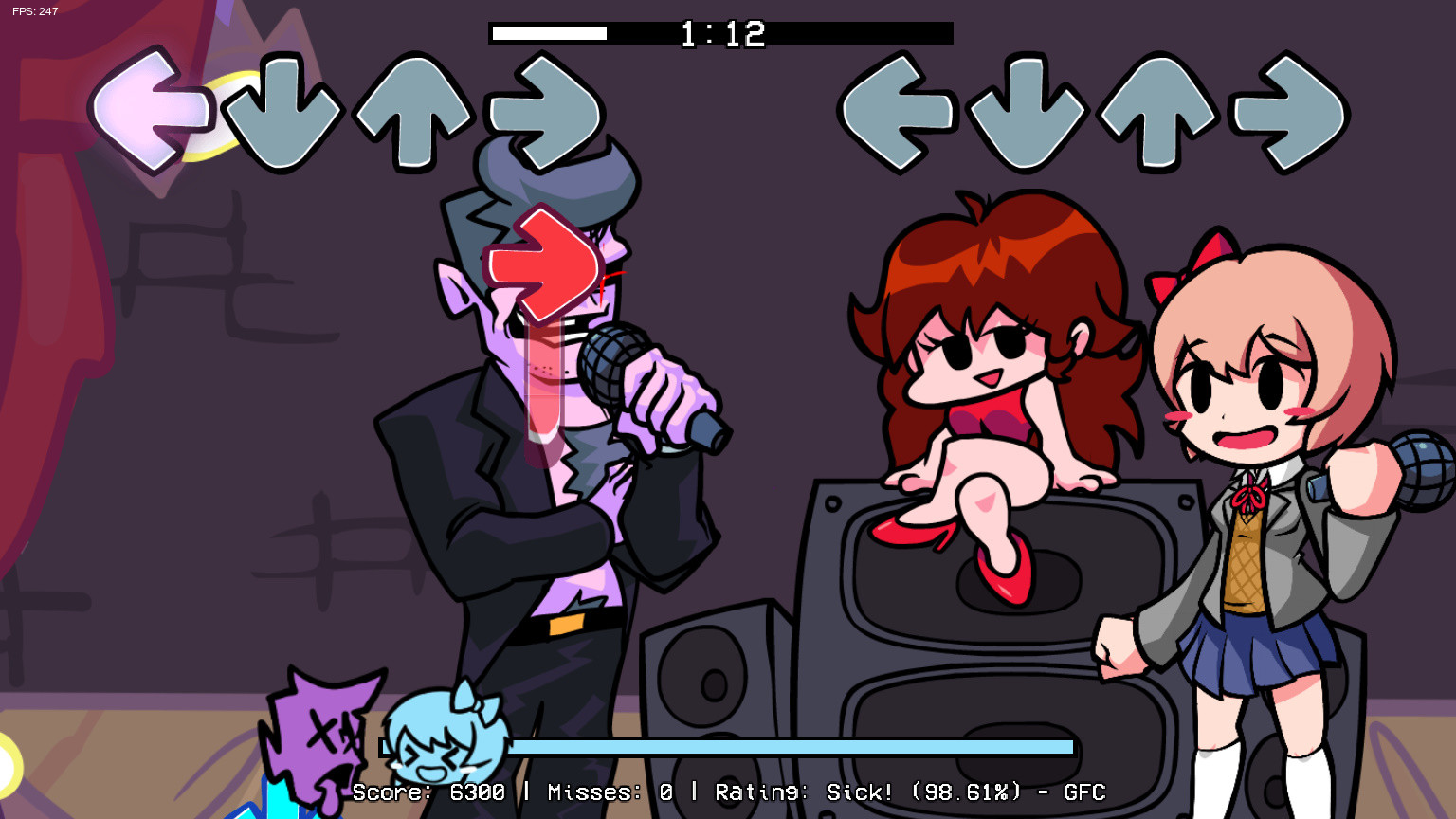 Playable Sayori Mod for Friday Night Funkin' | FNF Mods