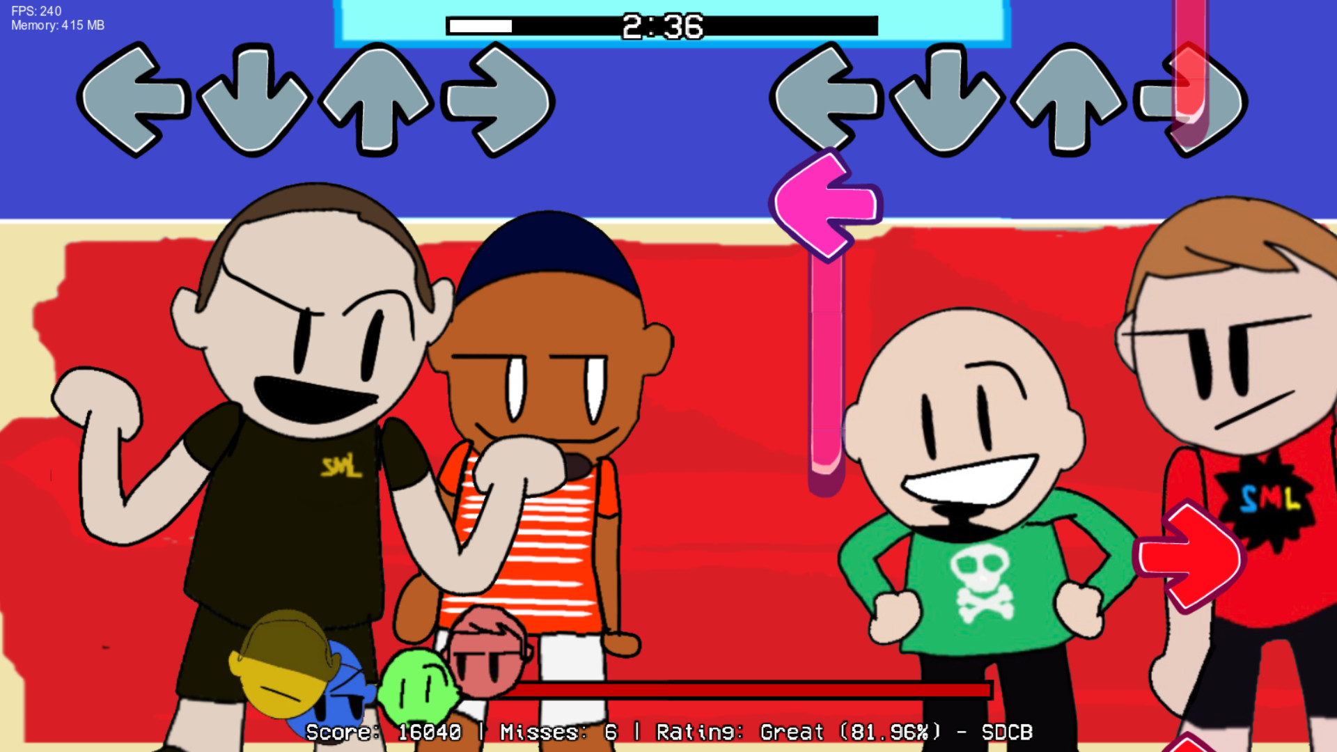 FNF But The Sml Crew Sings Power-Hour [Friday Night Funkin'] [Mods]