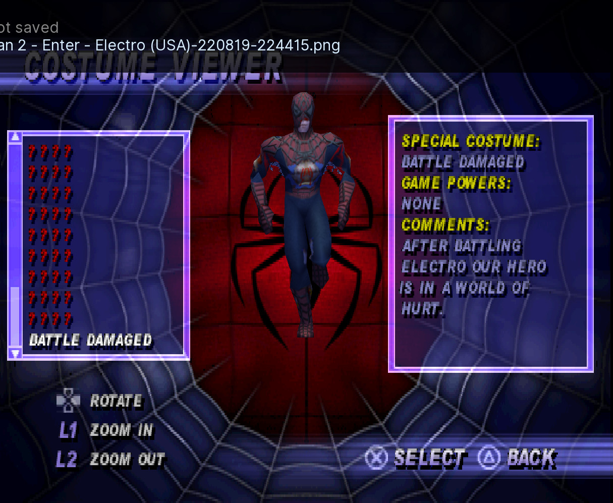 Raimi Suit V.1.0 [Spider-Man 2: Enter Electro] [Mods]