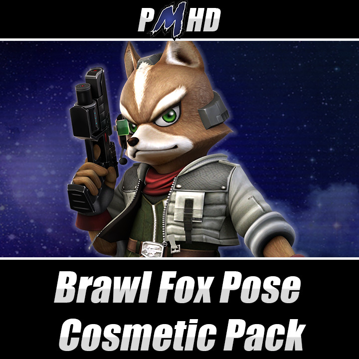 Brawl Fox Pose Cosmetic Pack [Super Smash Bros. Brawl] [Mods]