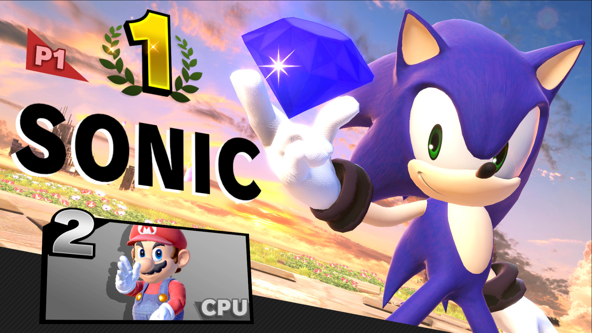 White and Black Sonic Mod for Super Smash Bros. Ultimate | SSBU Mods