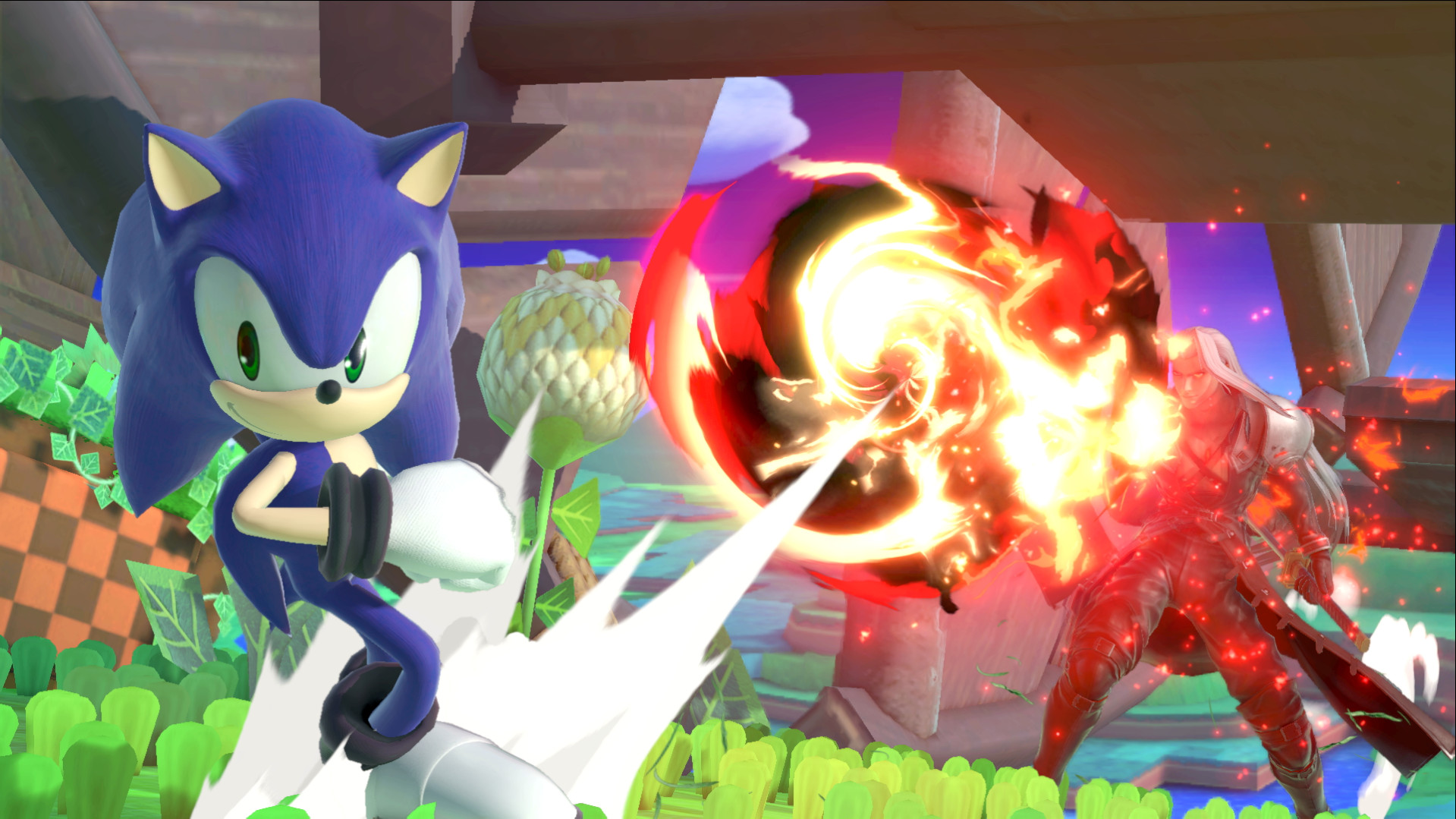 White and Black Sonic Mod for Super Smash Bros. Ultimate | SSBU Mods