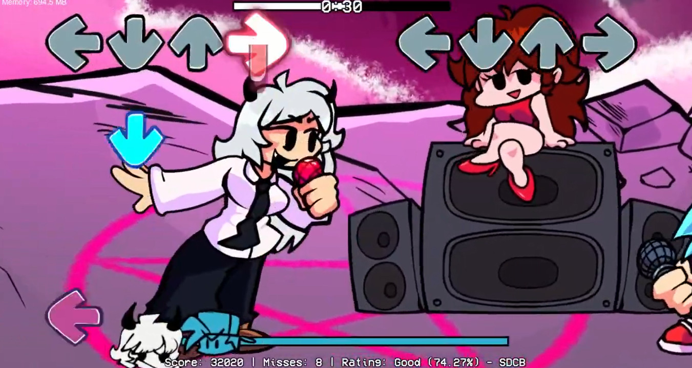 FNF: Demon Mayhem Infernal Service Mod for Friday Night Funkin' | FNF Mods