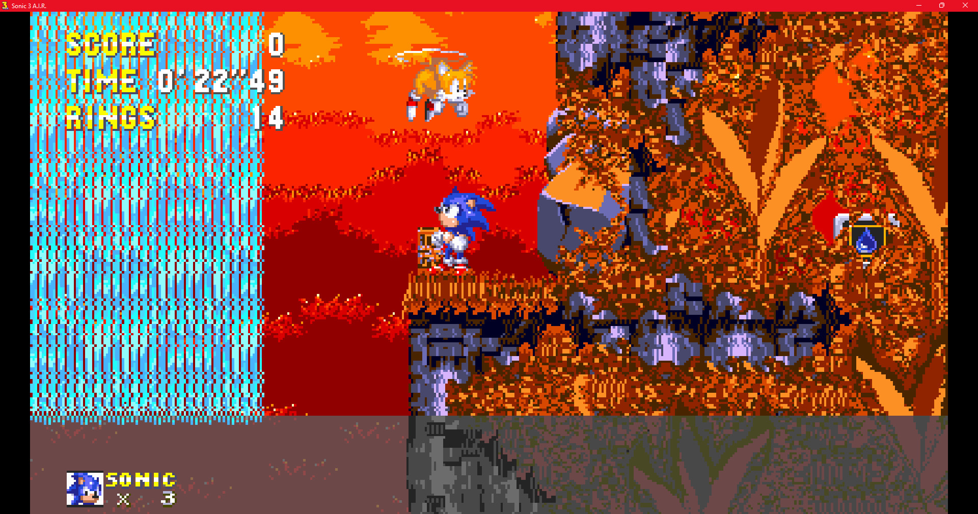 AIZ Bad Future & Present (Sonic CD PPZ Palette) Mod for Sonic 3 A.I.R ...