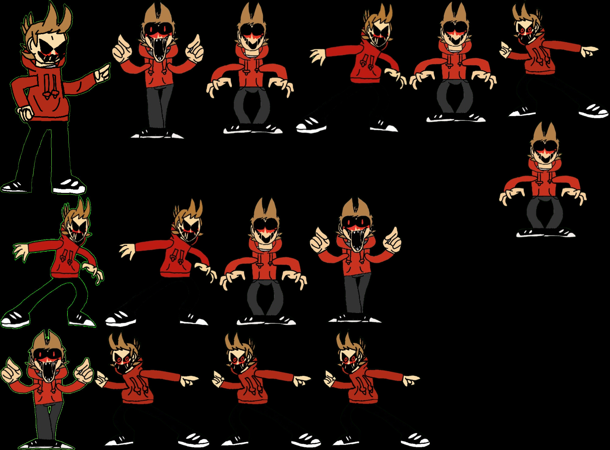 semi-playable Tord.exe YCR (may Crash GAME) Mod for Friday Night Funkin ...