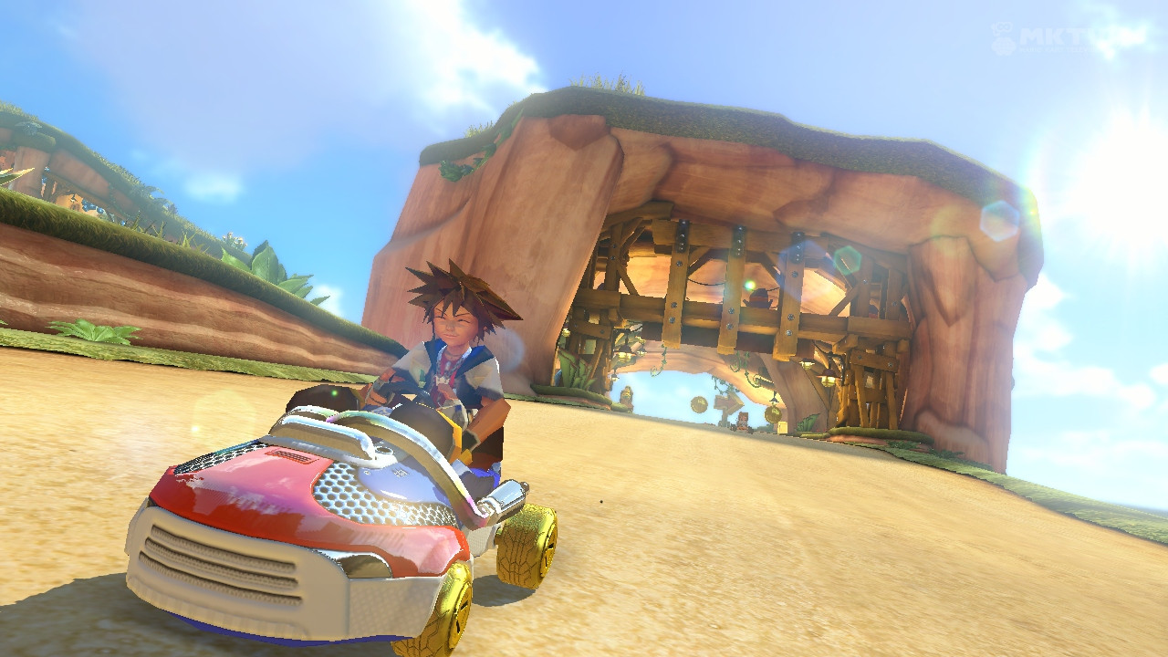 Sora (from kingdom hearts) Mod for Mario Kart 8 | MK8 Mods