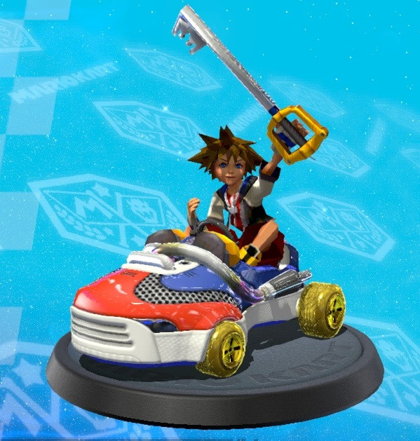Sora (from kingdom hearts) Mod for Mario Kart 8 | MK8 Mods