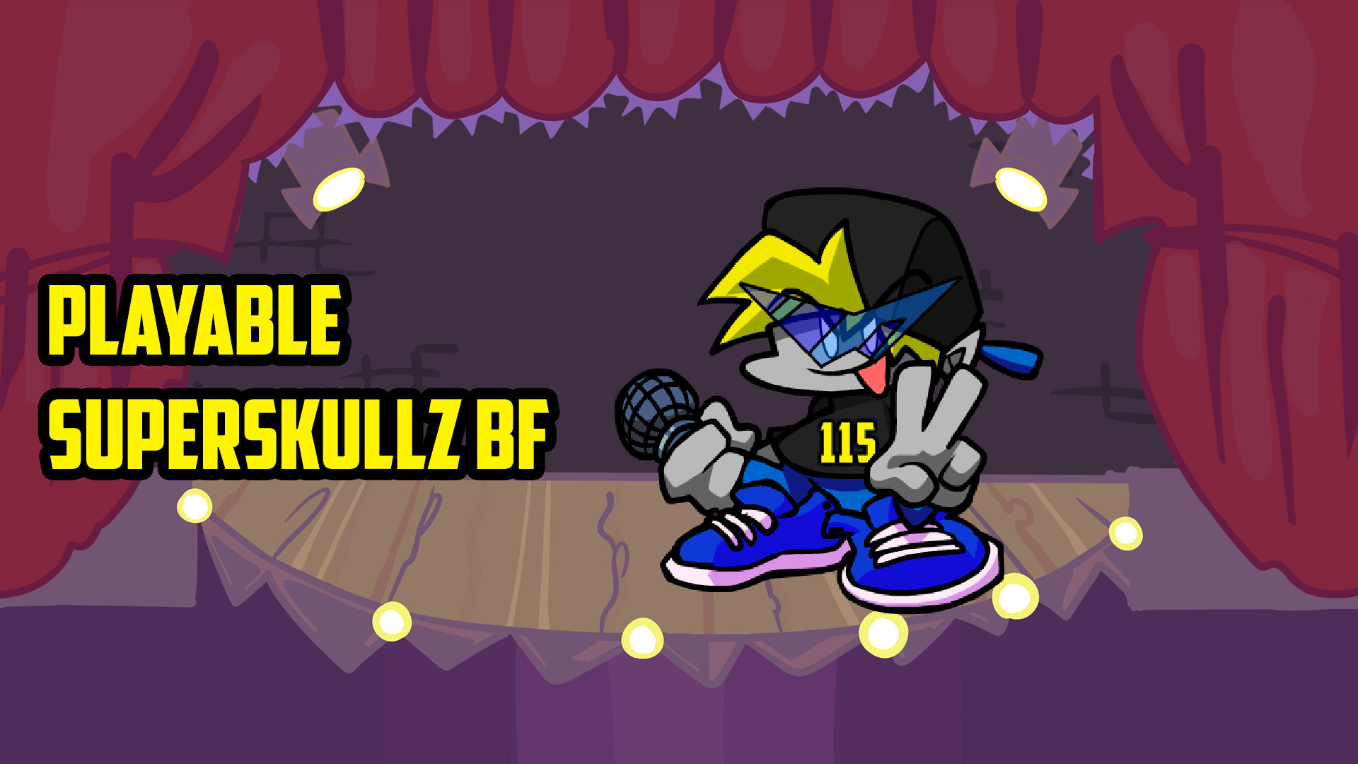 Playable Skullz BF [Friday Night Funkin'] [Mods]