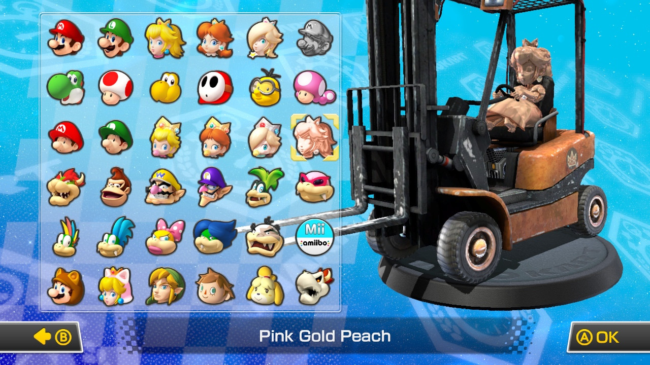 S&SASR Ryo Number 5 Forklift in MK8 [Mario Kart 8] [Mods]