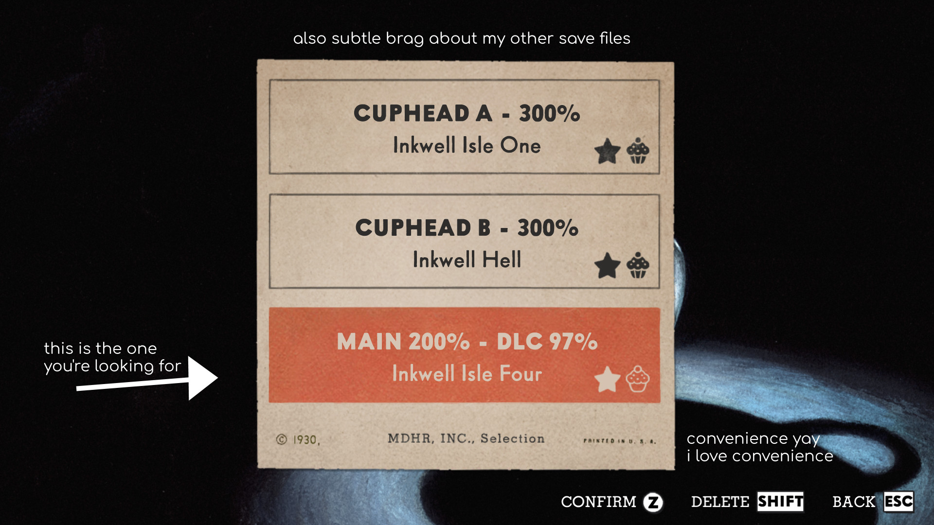 Cuphead Cursed Relic Save File Mod for Cuphead | Cuphead Mods