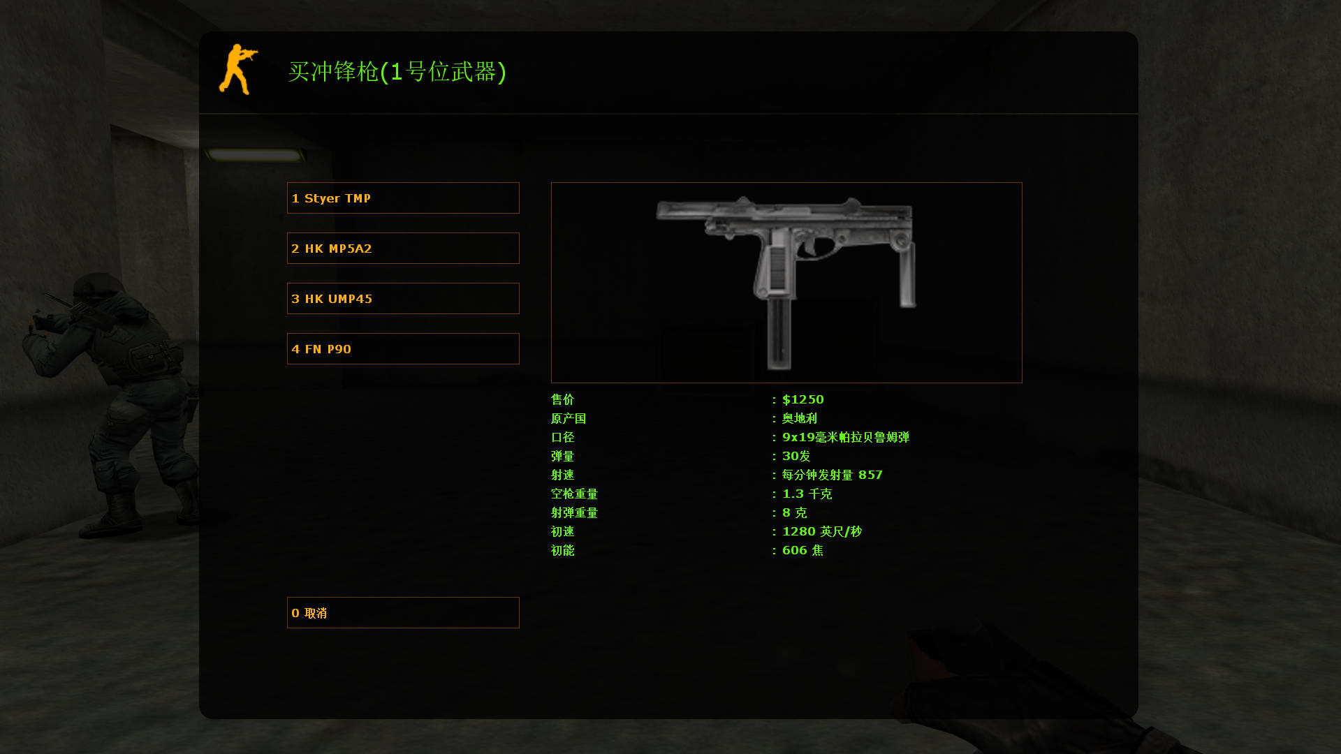 FB PM-63 RAK Submachine Gun Mod for Counter-Strike 1.6 | CS1.6 Mods