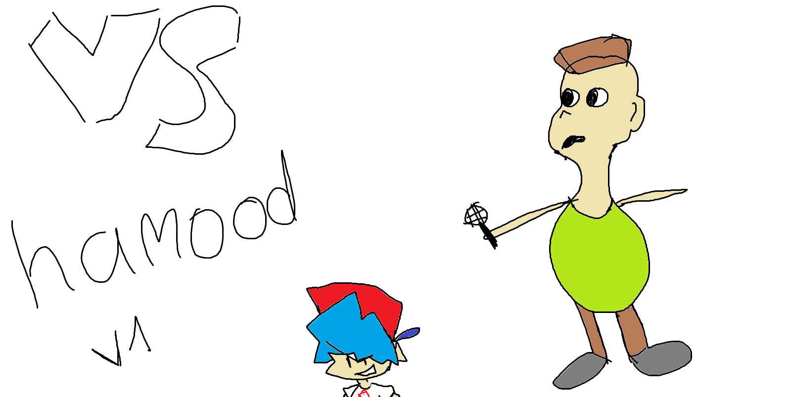 Vs HAMOOD!1! V1 Mod for Friday Night Funkin' | FNF Mods