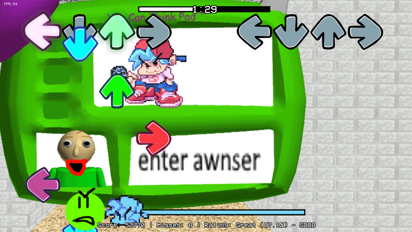 FNF vs Baldi basic [Friday Night Funkin'] [Mods]