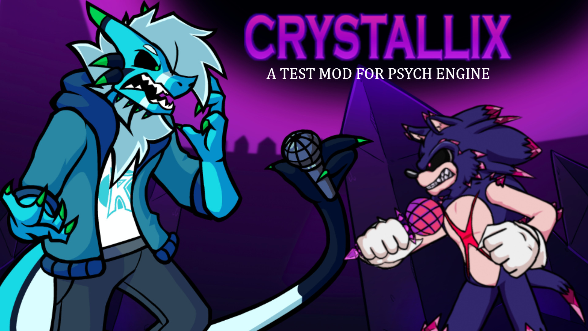 CRYSTALLIX - RetroSpecter vs. Xenophanes Test Mod [Friday Night Funkin ...