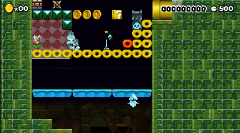 NSMBU Tower Theme Over Ghost House In SMM3DS Mod for Super Mario Maker ...