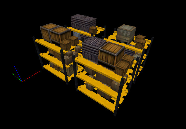 Black Mesa Style Large shelves Mod for Half-Life | HL Mods