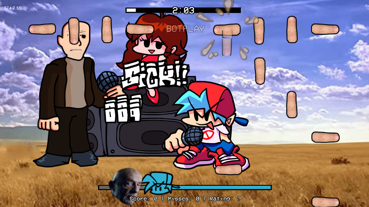 Vs The Kid Named Finger (Vs Mike Ehrmantraut) Mod for Friday Night ...