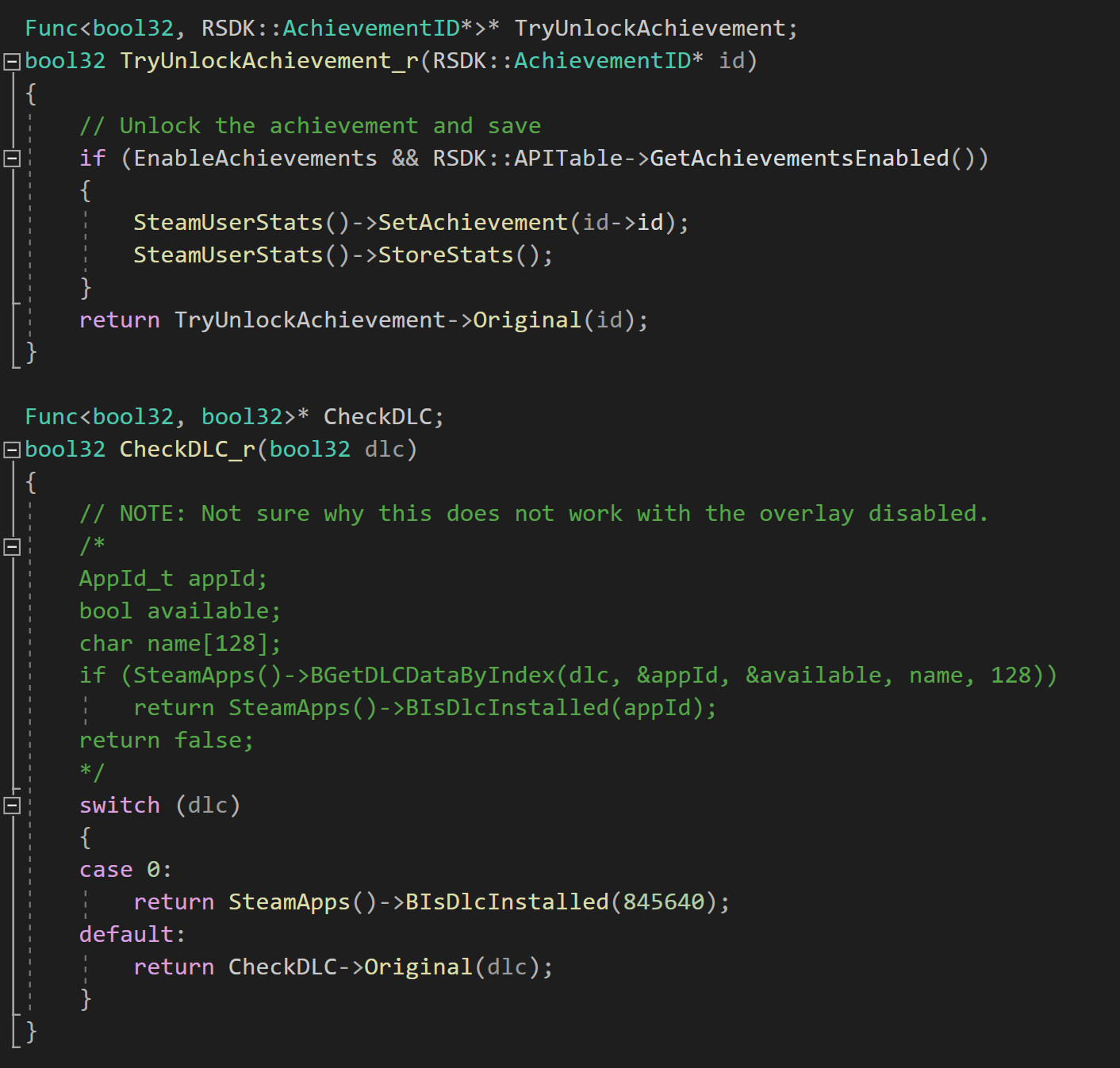 [Decomp Only] RSDKv5SteamAPI [Sonic Mania] [Mods]