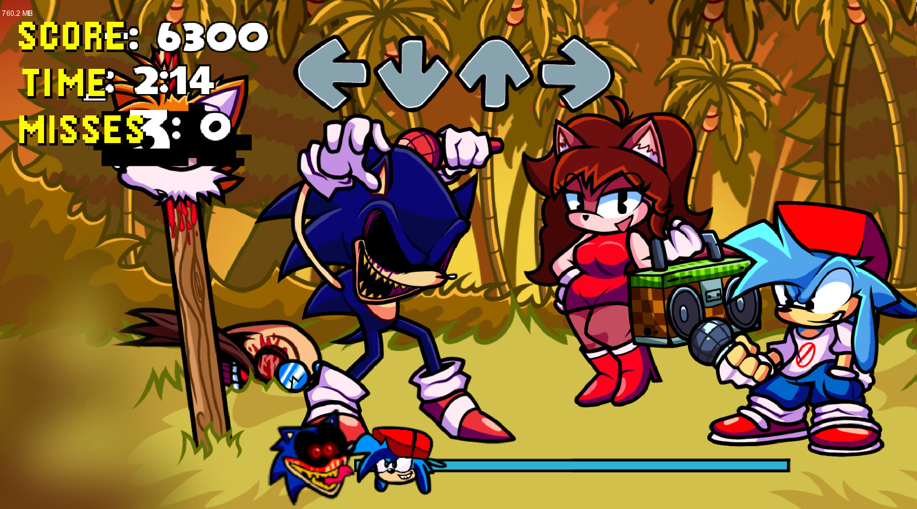 VS Sonic.EXE PE Port V1 REXE'D! Mod for Friday Night Funkin' | FNF Mods