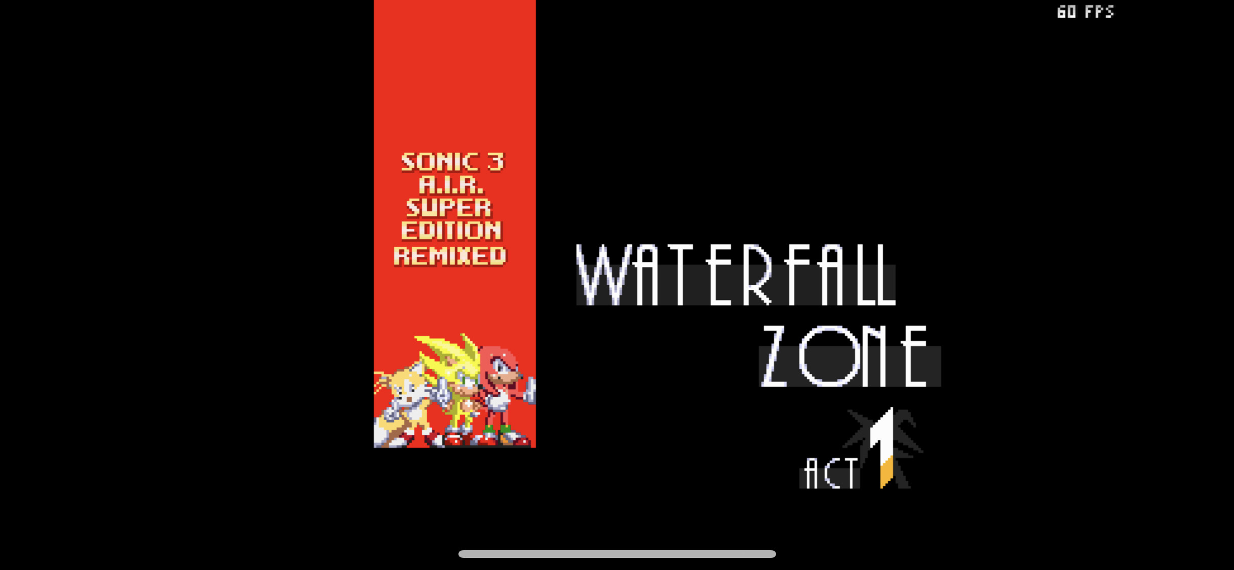 Waterfall over [REDACTED] [Sonic 3 A.I.R.] [Mods]